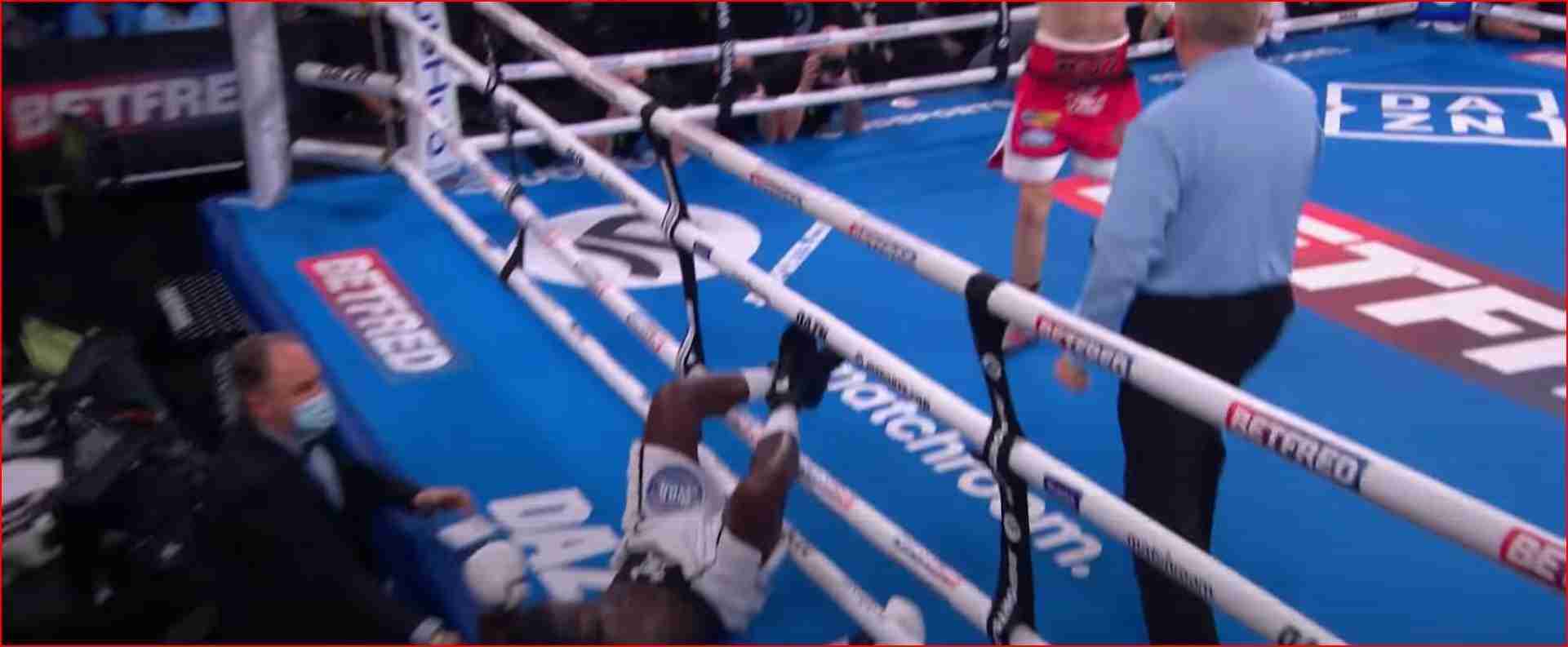 Watch: Boxer Knocked Out Of The Ring Through The Ropes - Boxing News ...