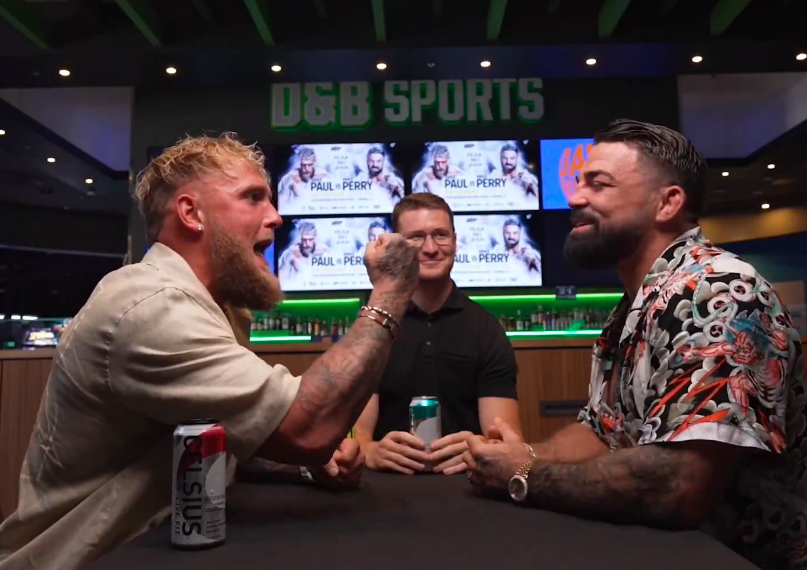 Watch: Jake Paul Mike Perry Strange Face Off