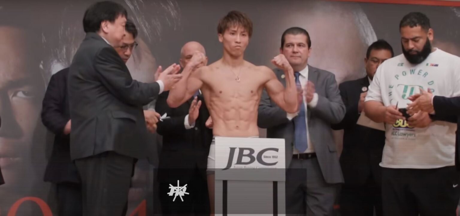 Inoue Issues Doheny Fight Day Message Before Getting In The Ring