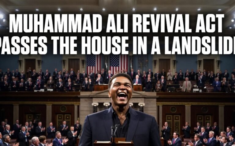 Muhammad Ali Revival Act Passes Into Law In A Landslide Victory At The ...