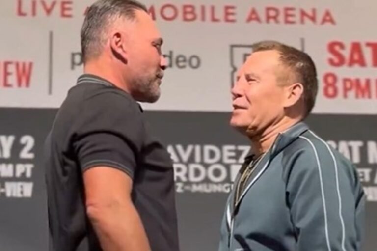 Boxing World Reacts To Oscar De La Hoya Vs Chavez Face Off 27 Year ...